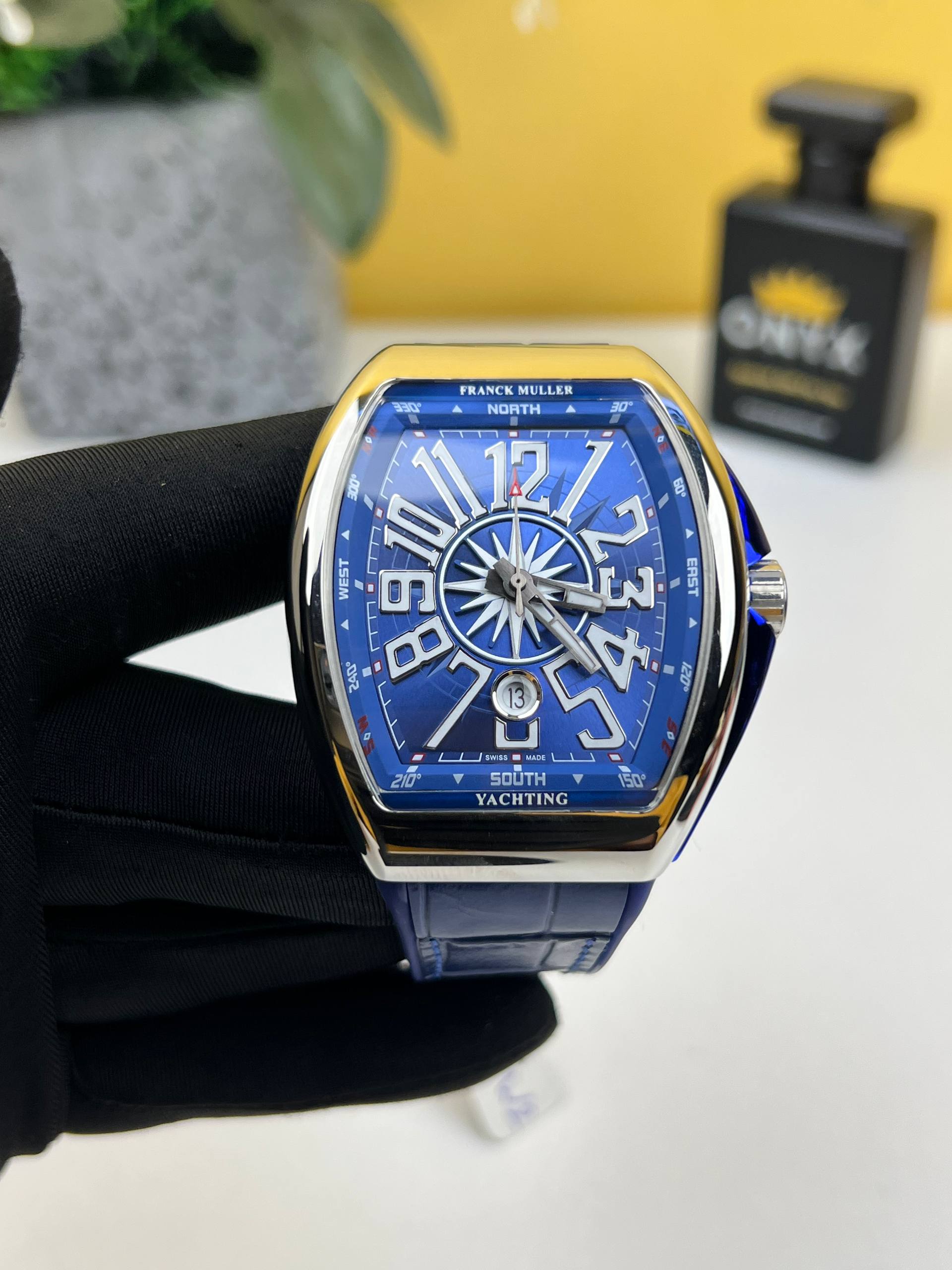 Franck Muller Vanguard Yachting 45mm Blue Dial - Automatic - Onyx Store